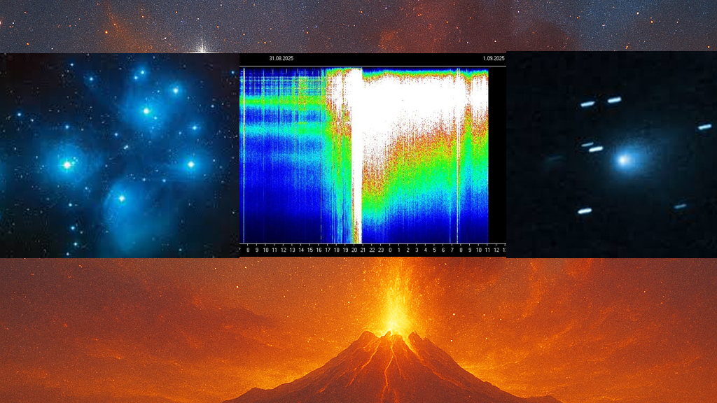 Volcanic Frequencies, Pleiadian Codes, and the 3I Atlas Wave — Earth’s ...